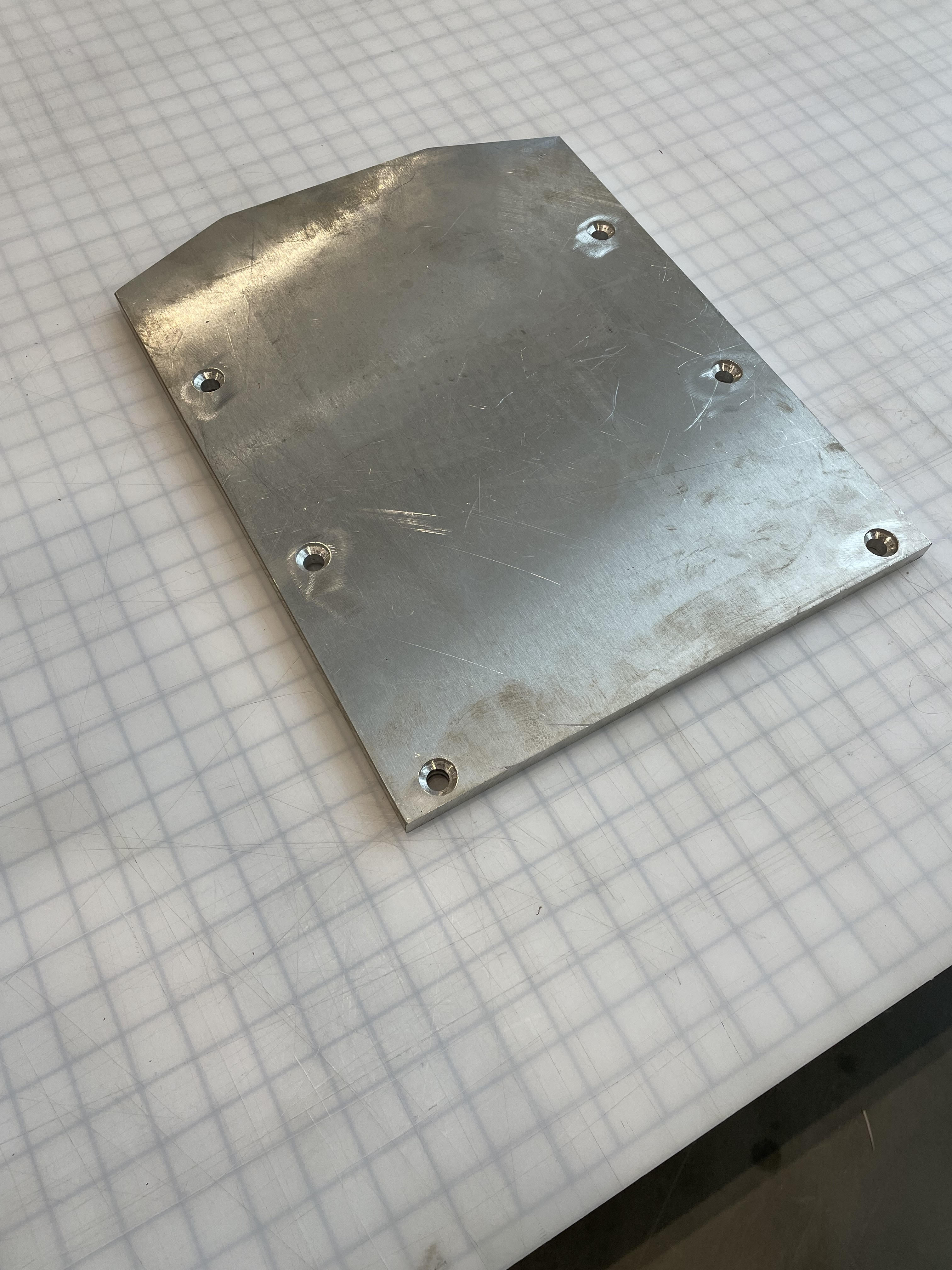 Aluminum Strike Plate for SA-1000 Swing Arm Clicker Press - 13.75" x 1 ...